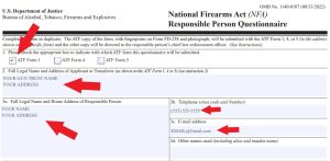 How To eFile Using ATF eForms: Instructions and Examples – Neckbone Armory